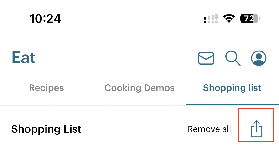 How to access your shopping list – Knowledge Base